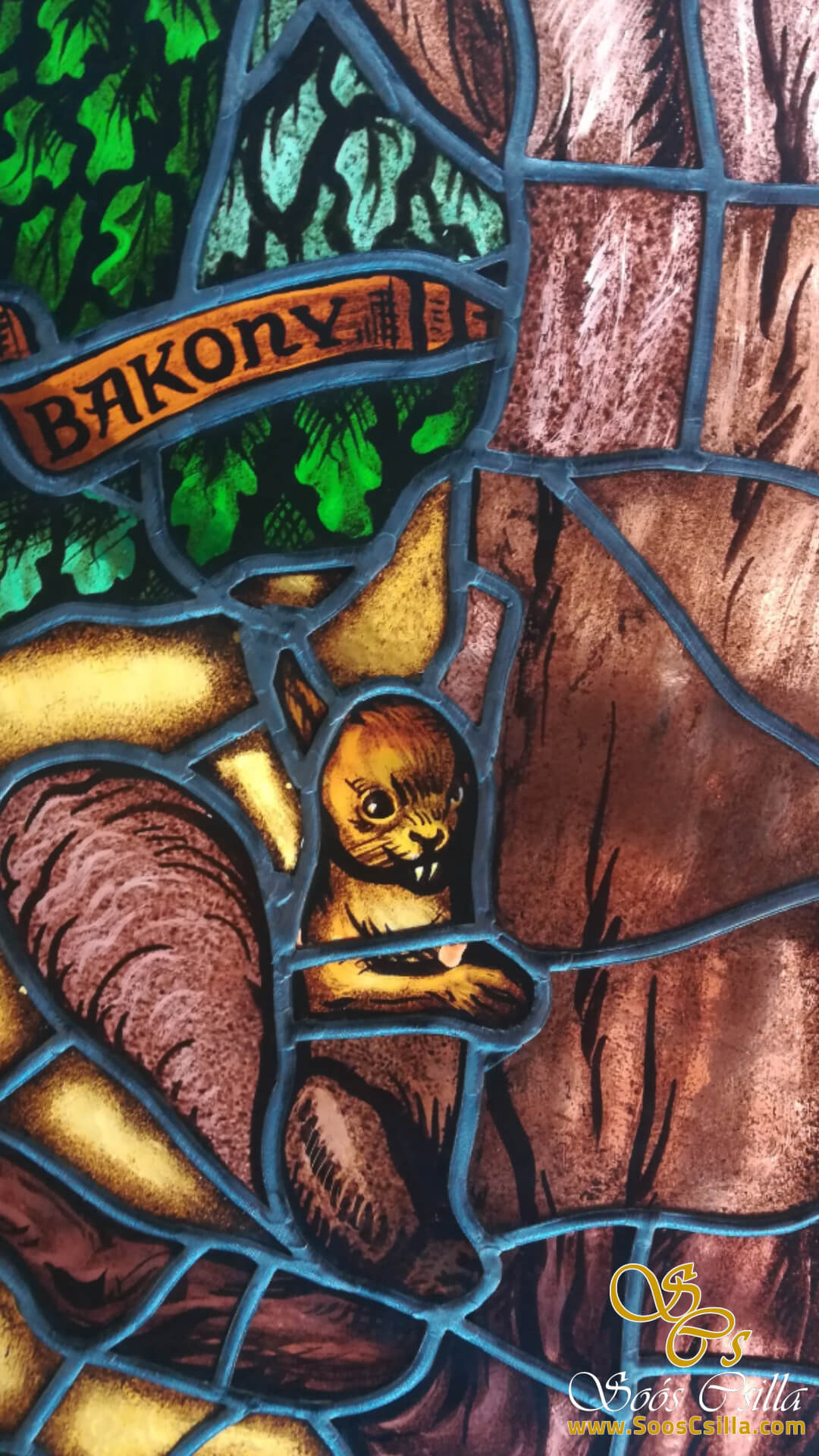 Stained Glass Restoration (Hunting Lodge) by Csilla Soós.ORIGINAL ...